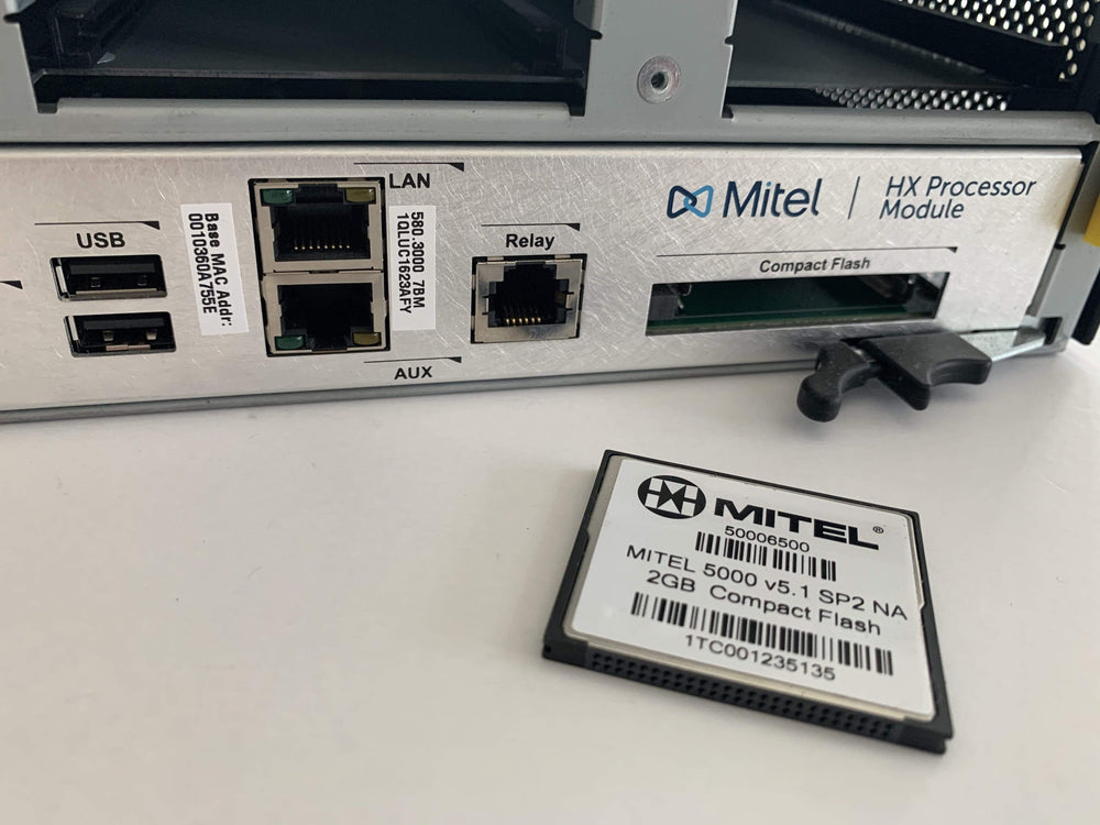 Mitel 5000 HX Controller (580.1003) V4.0 & HX Processor Module 580.300 ...