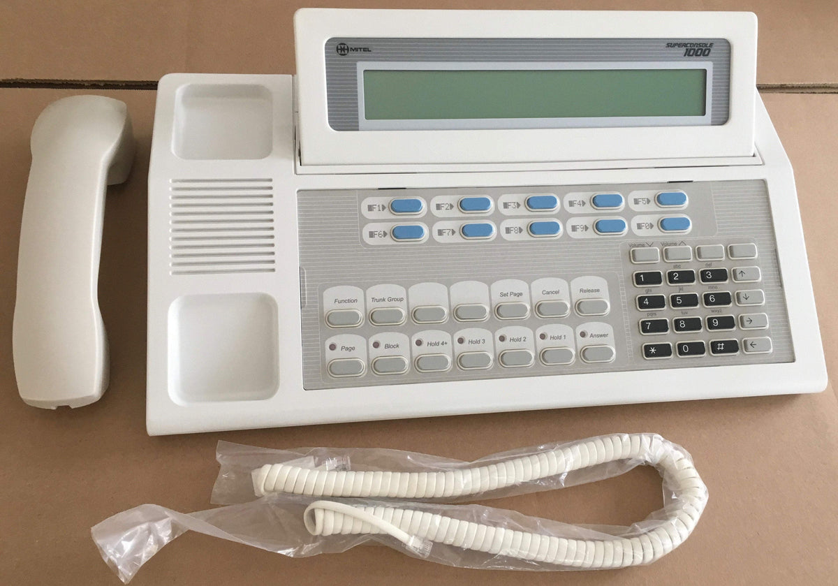 Mitel Superconsole 1000 (9189-000-017-NA) Light Grey White Good Condit ...