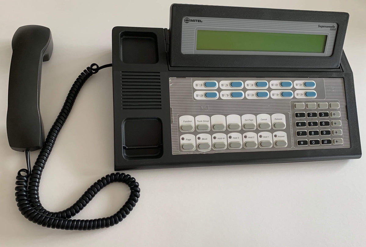 Mitel Superconsole 1000 (9189-000-301-NA) Backlit Dark Grey Tilt Displ ...