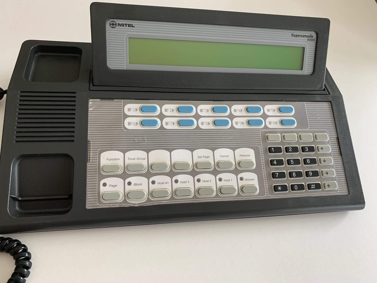 Mitel Superconsole 1000 (9189-000-301-NA) Backlit Dark Grey Tilt Displ| Enterprise Resale