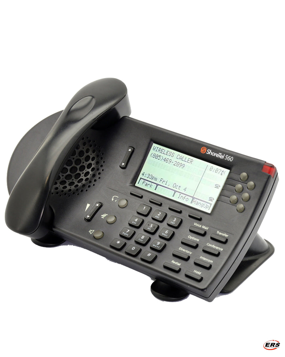 ShoreTel IP 560 ShorePhone Telephone IP560 Black Refurbished ...